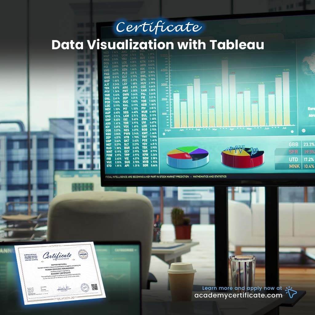 Data Visualization with Tableau Certificate– Academy Certificate