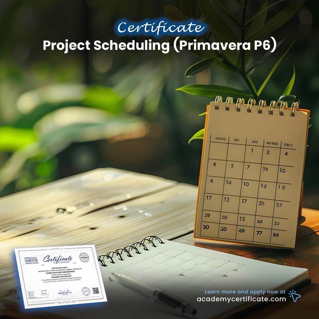 Project Scheduling (Primavera P6) Certificate– Academy Certificate