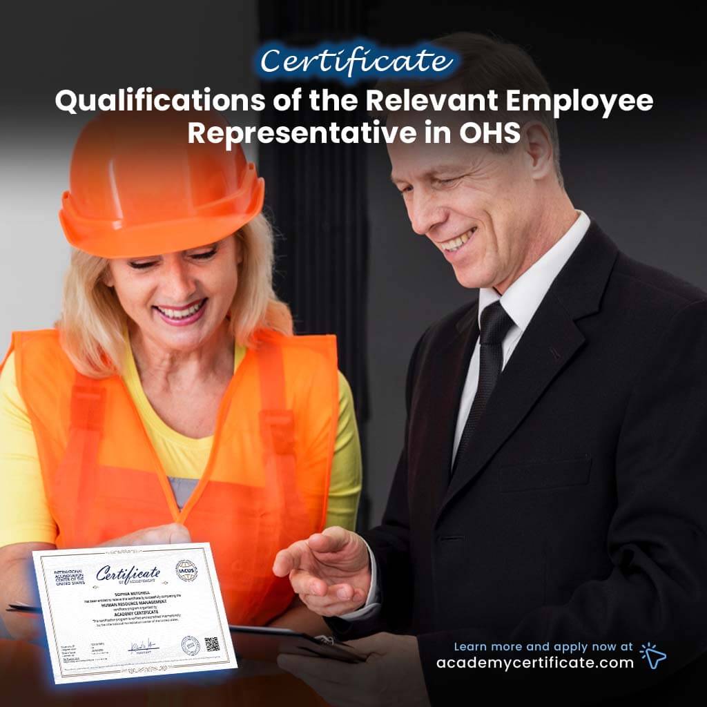 Certificado de Cualificaciones del Representante de Empleados Relevant ...